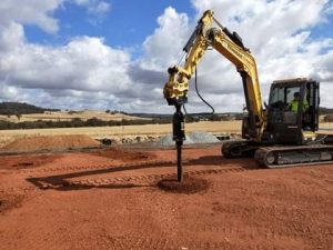Footings / Pier holes / Auger holes – Equipment hire & contractors